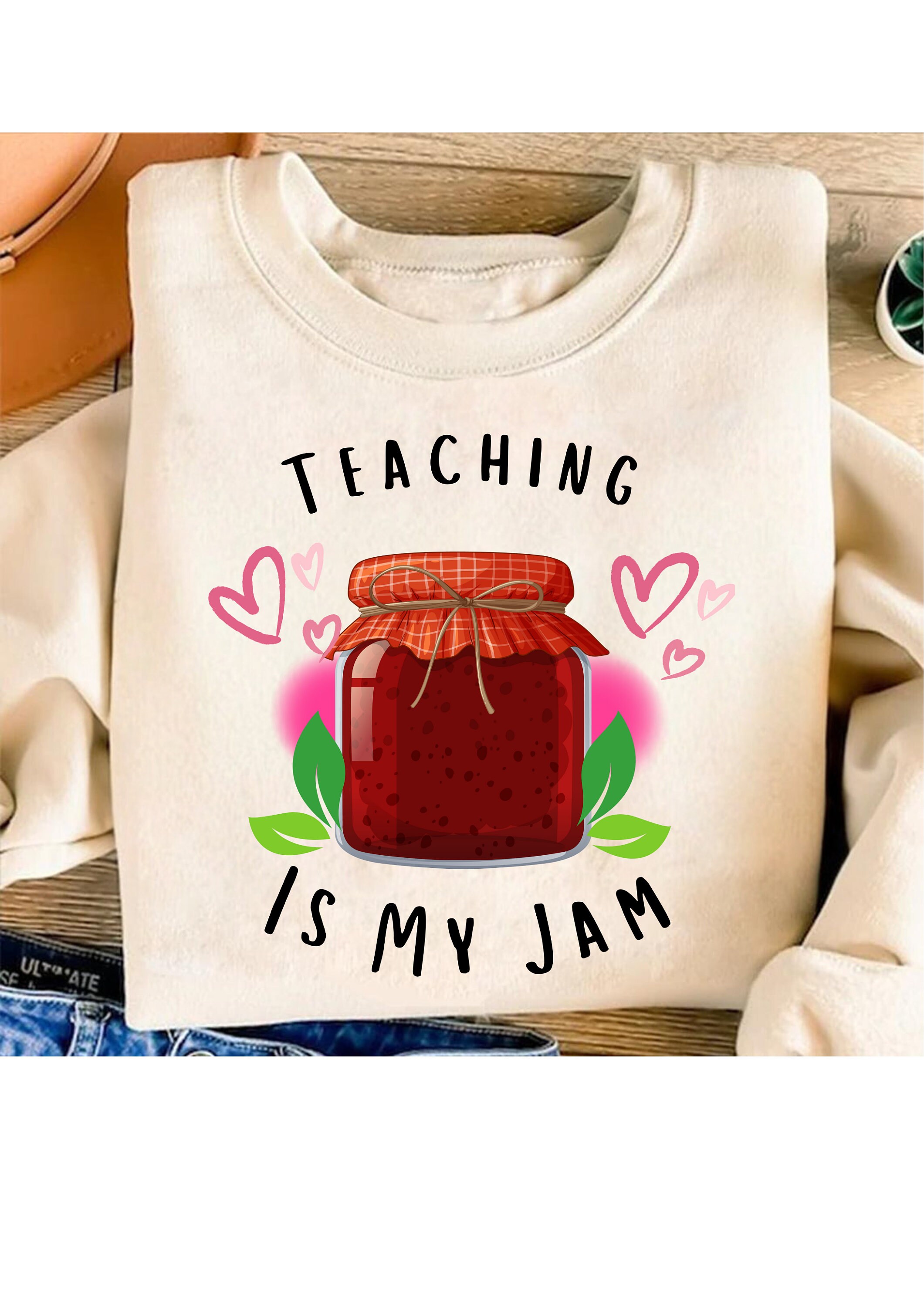 Teaching is My Jam PNG, Teacher Appreciation Gift Png, Back to School ...