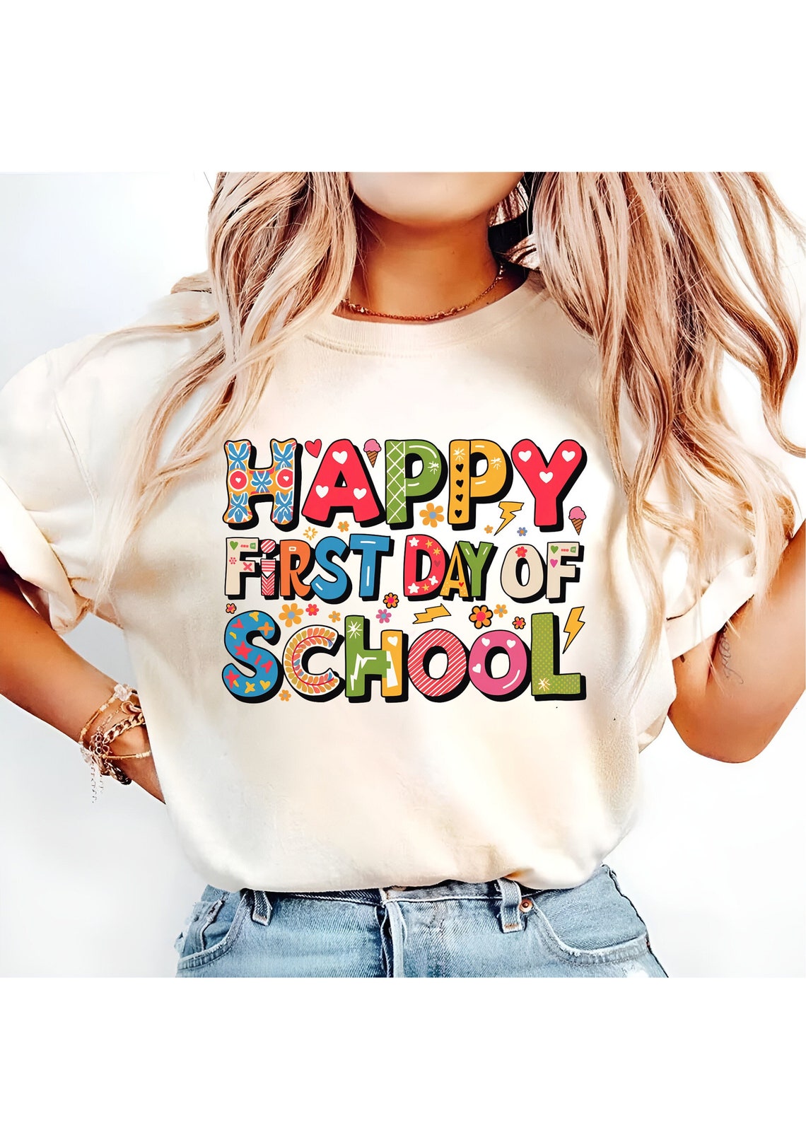 Happy First Day School Png, Back to School Png, Retro Back to School ...