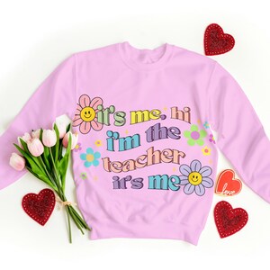 Hi Teacher PNG, It's Me Teacher PNG, I Am the Teacher Png, Teacher Gift ...