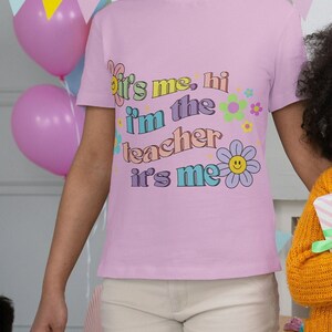 Hi Teacher PNG, It's Me Teacher PNG, I Am the Teacher Png, Teacher Gift ...