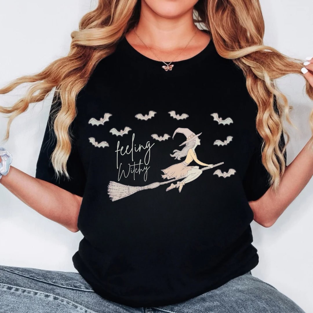 Feeling Witchy Png, Halloween Witch Png, Black Cat Png, Spooky Season ...
