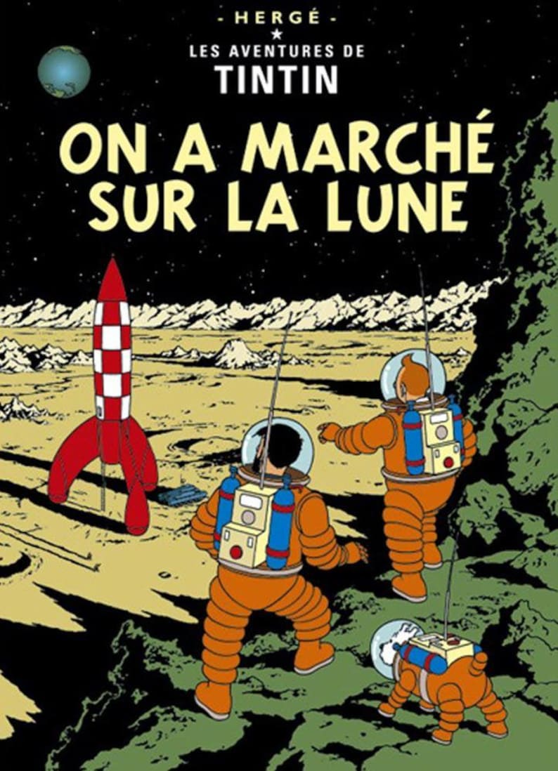Tintin Poster High Quality Poster Any Size Posters - Etsy