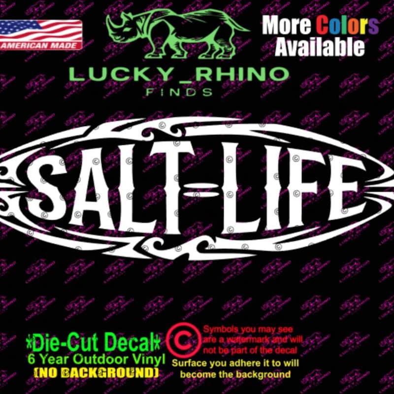 Salt Life Decal - Etsy