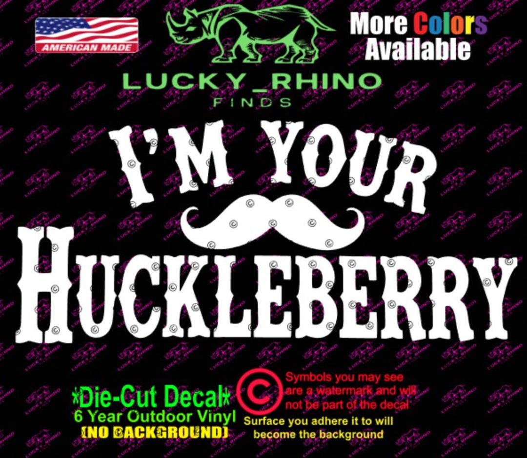 I'm Your Huckleberry Doc Holiday Tombstone Car Window Vinyl Decal ...