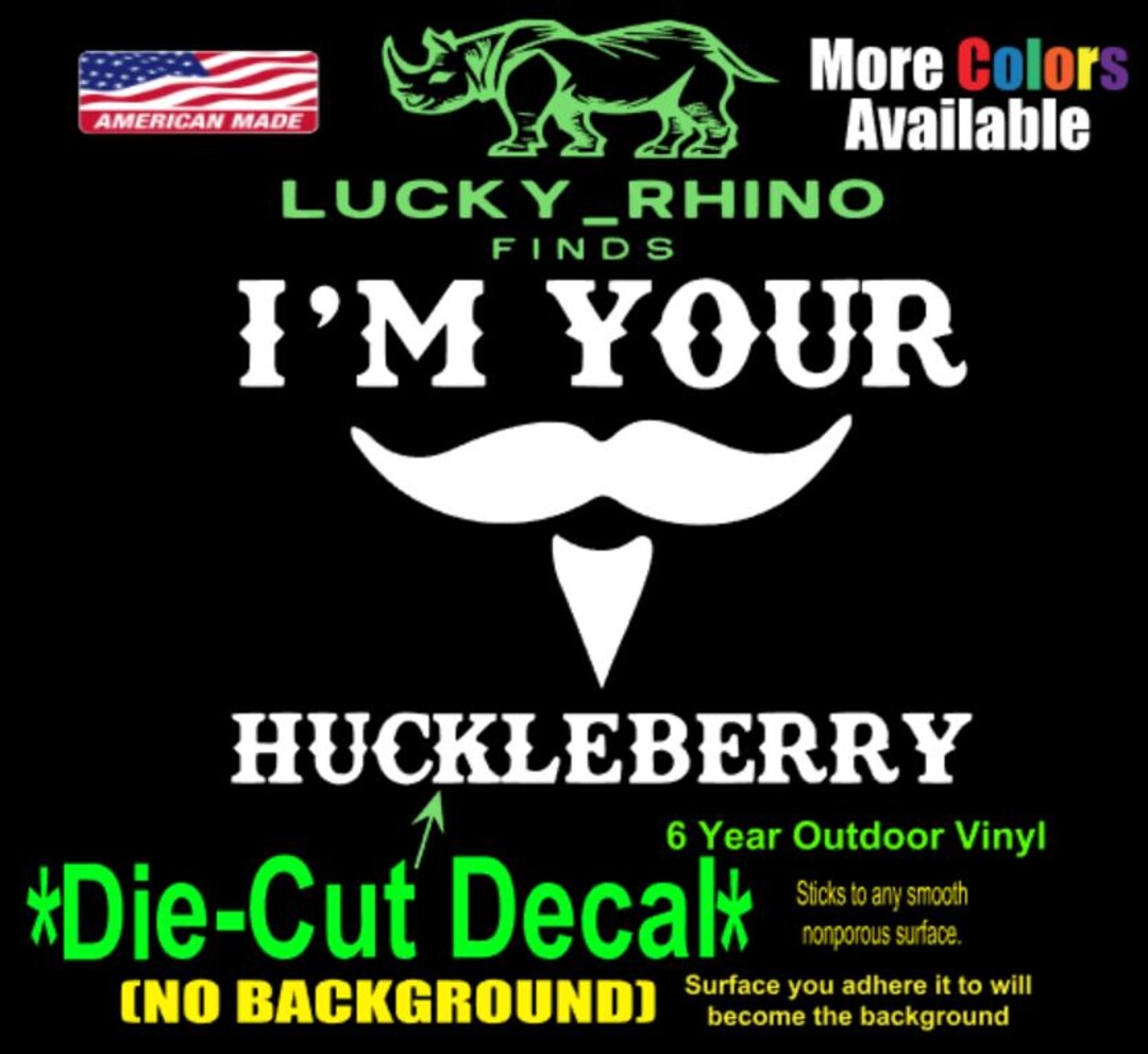I'm Your Huckleberry Tombstone Doc Holiday Car Window Vinyl Decal ...