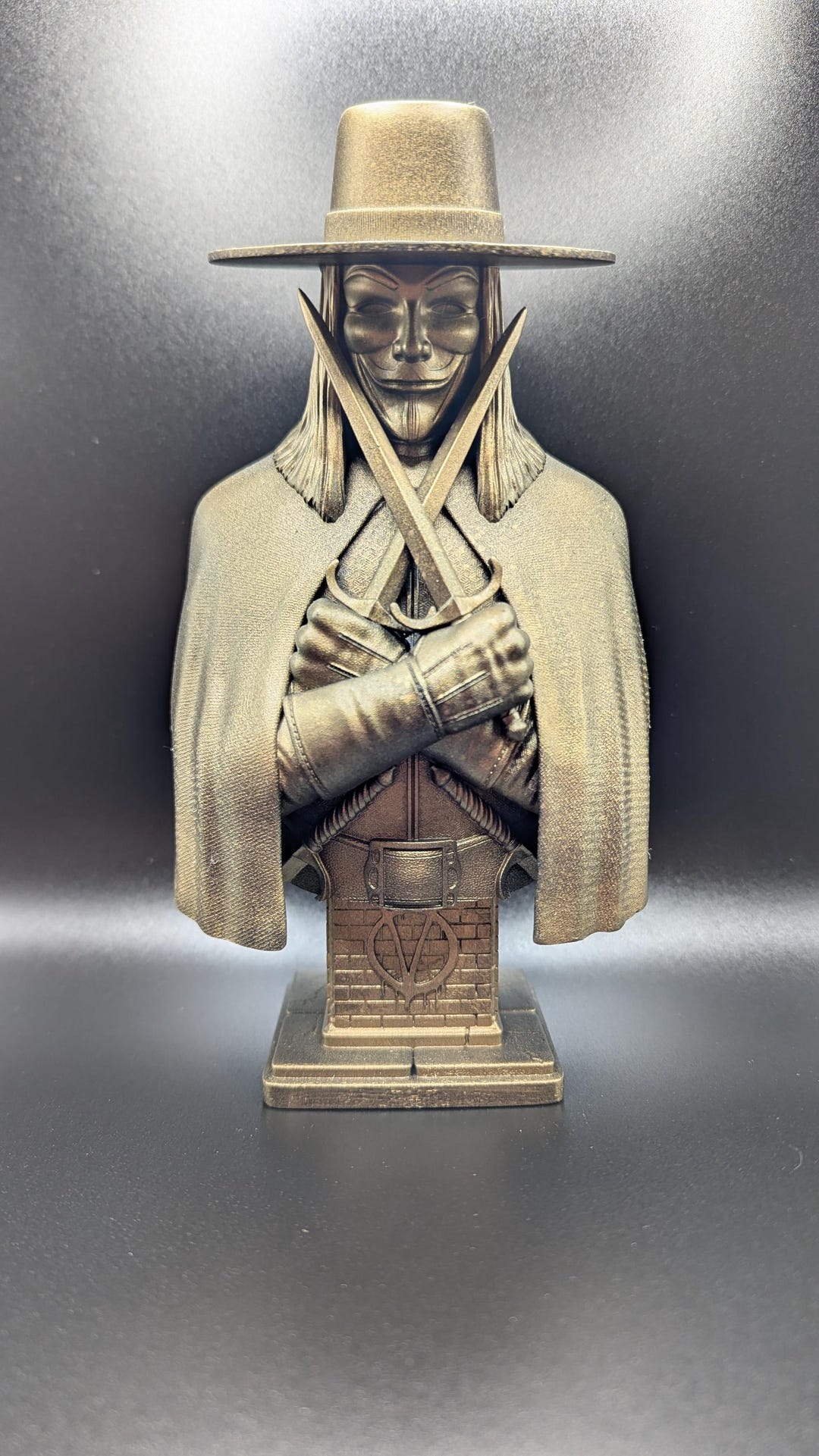 7.5" Fotis V for Vendetta Bust High Quality Resin 3d Printed Statute - Etsy