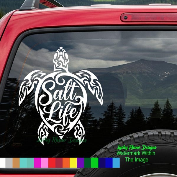 Salt Life Car Decal - Etsy
