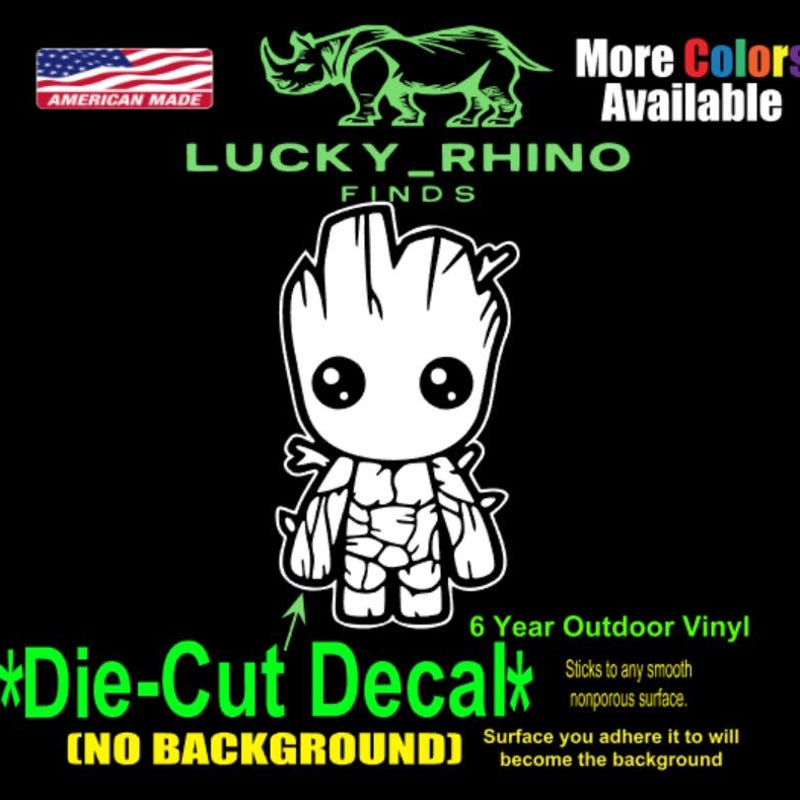 Groot Laptop Sticker - Etsy