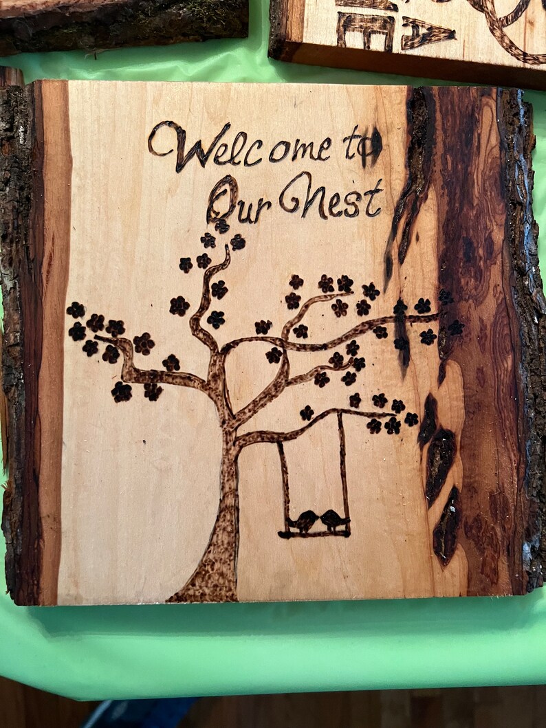 Hand Burned Wood Signs - Etsy