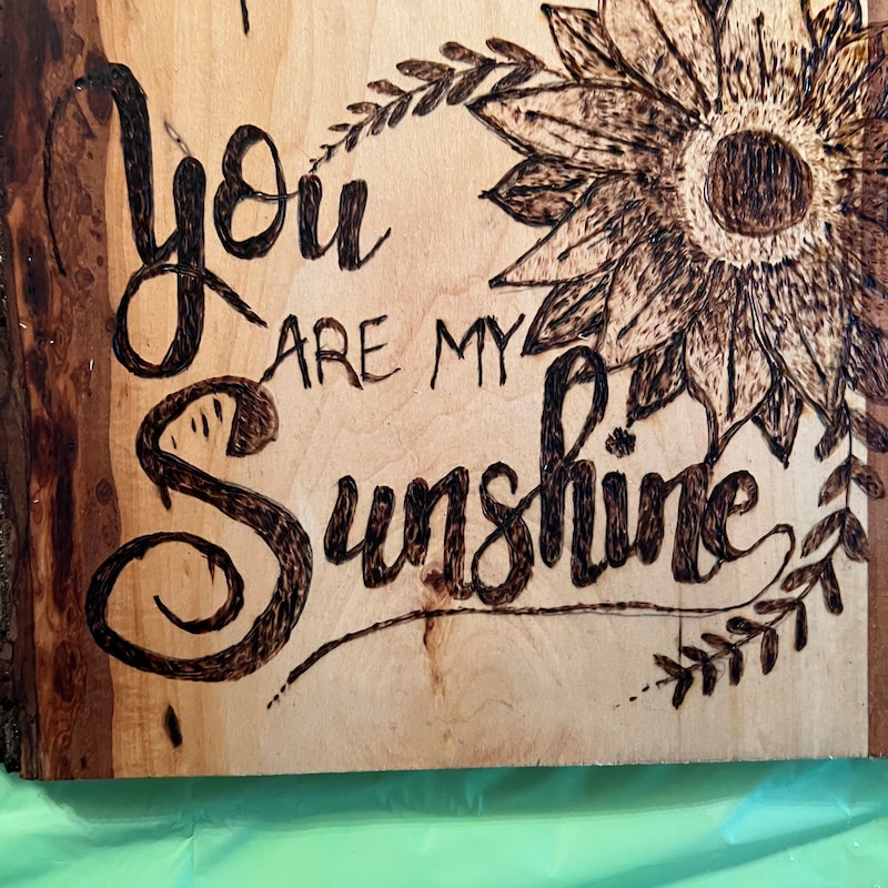 Wood Burned Sign - Etsy