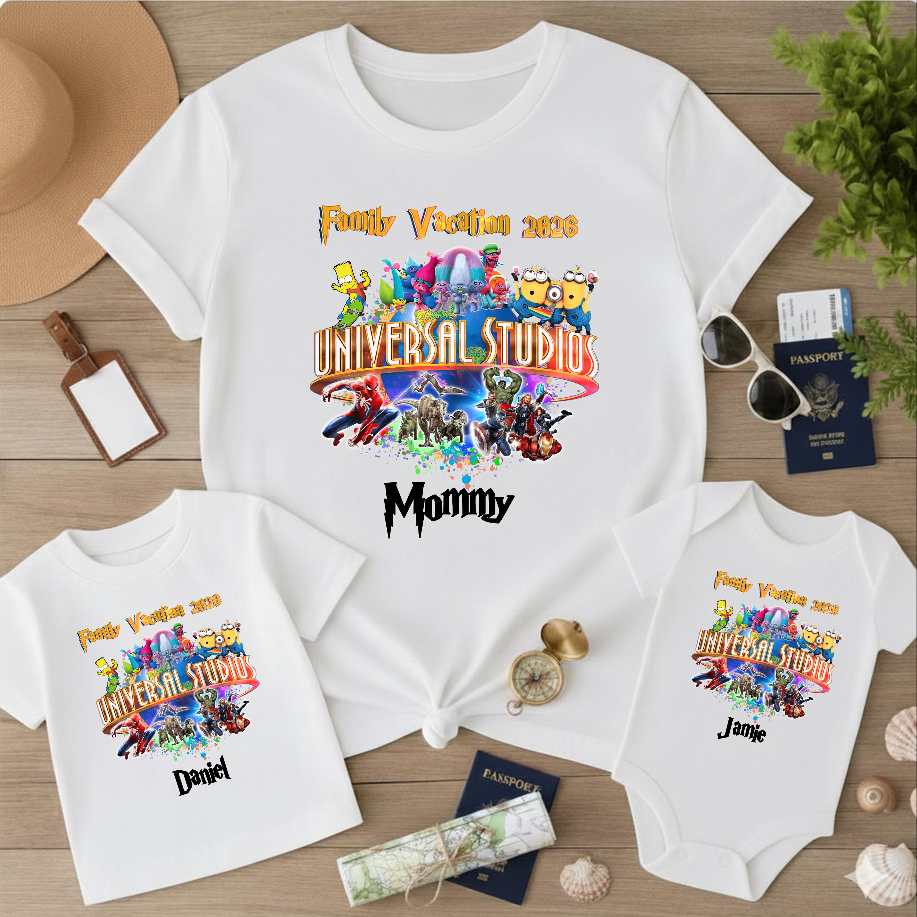 Custom Universal Studios Family Vacation Shirts, Custom Universal ...