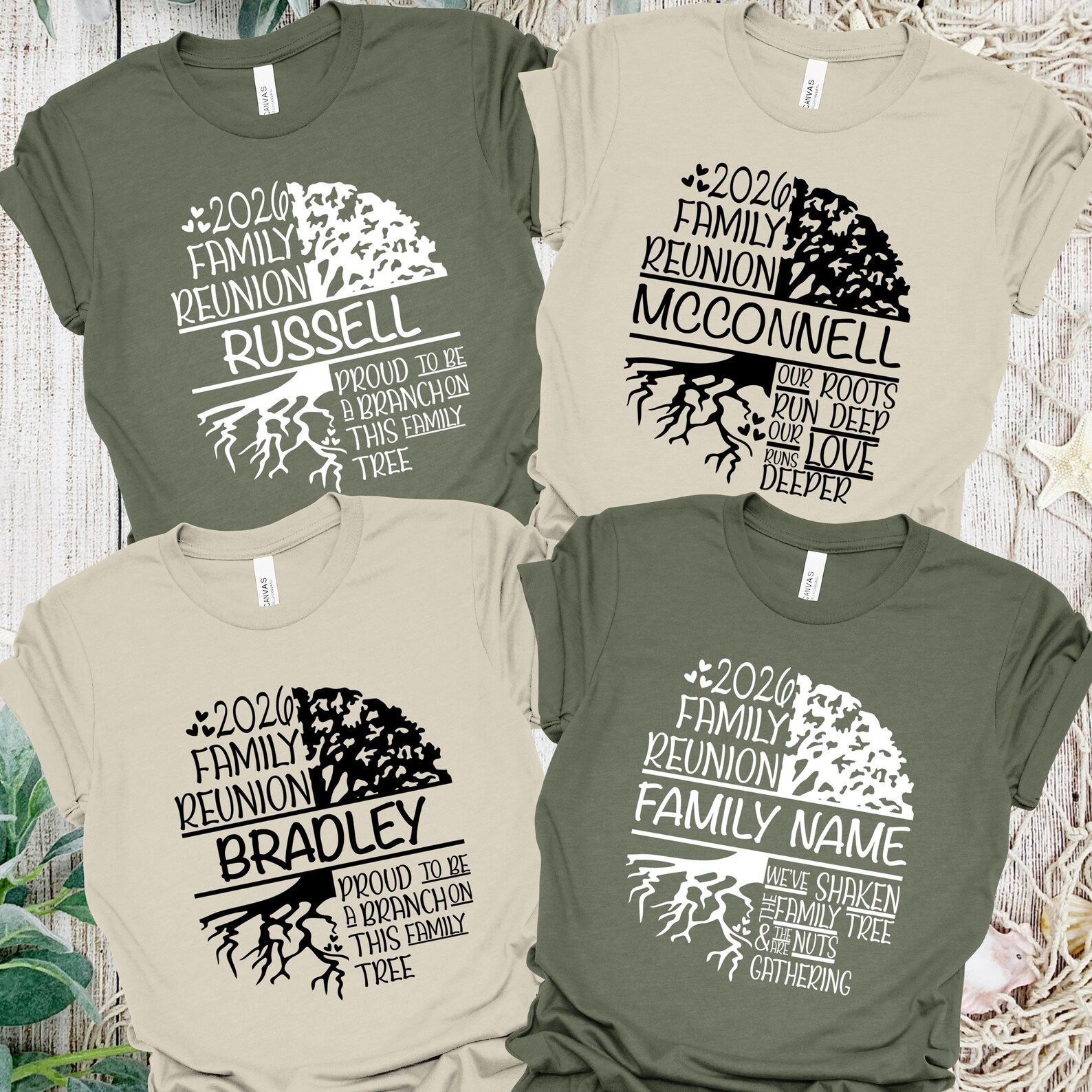 Custom Family Reunion T-shirt: Personalized Matching Family Tees - Etsy