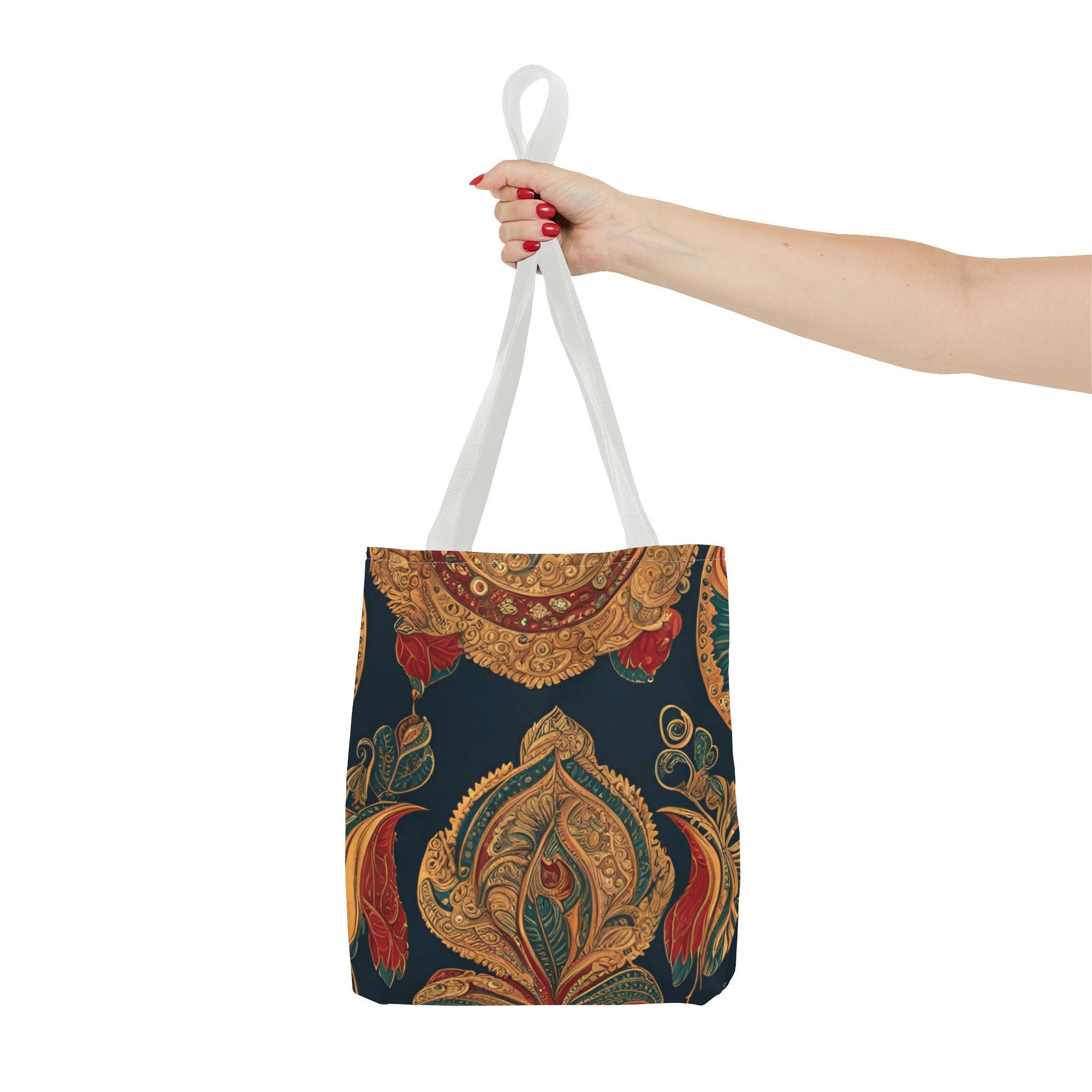 Traditional Indian Tote Bag Design - Etsy