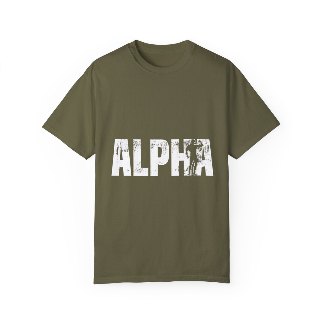 Unisex Motivational Alpha T-shirt Design - Etsy