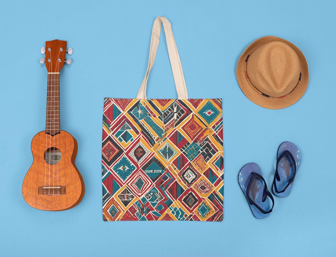Filipino Textiles Tote Bag - Handwoven Tradition Design, Cultural ...