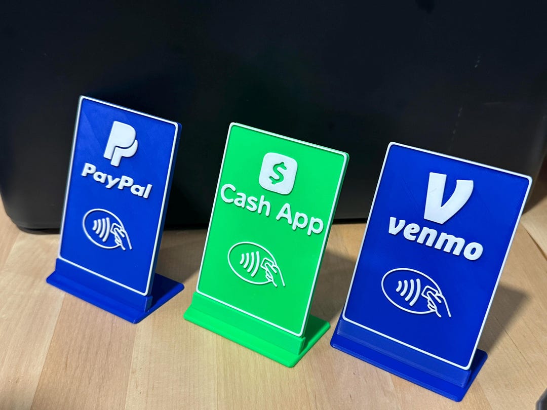 Tap to Pay NFC Payment Tabletop Card - Perfect for Farmers Markets and ...