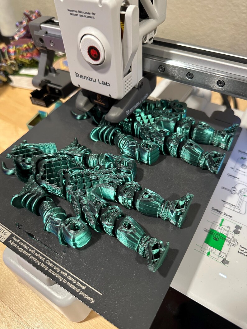 3d Printed Articulated Flexi Samurai and Weapons Caches - Etsy