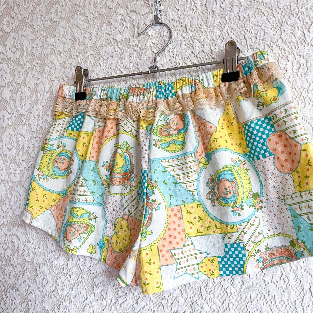 Coquette Lace Teddy Bear Bloomer Shorts Size Small - Etsy