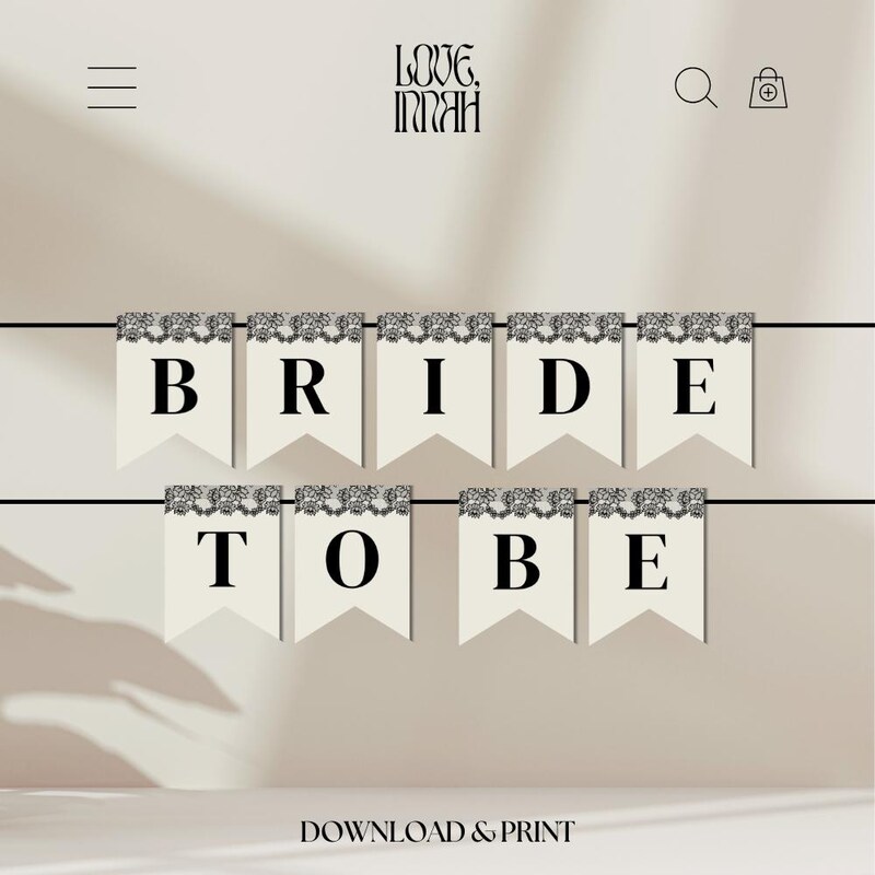 Bridal Banner - Etsy