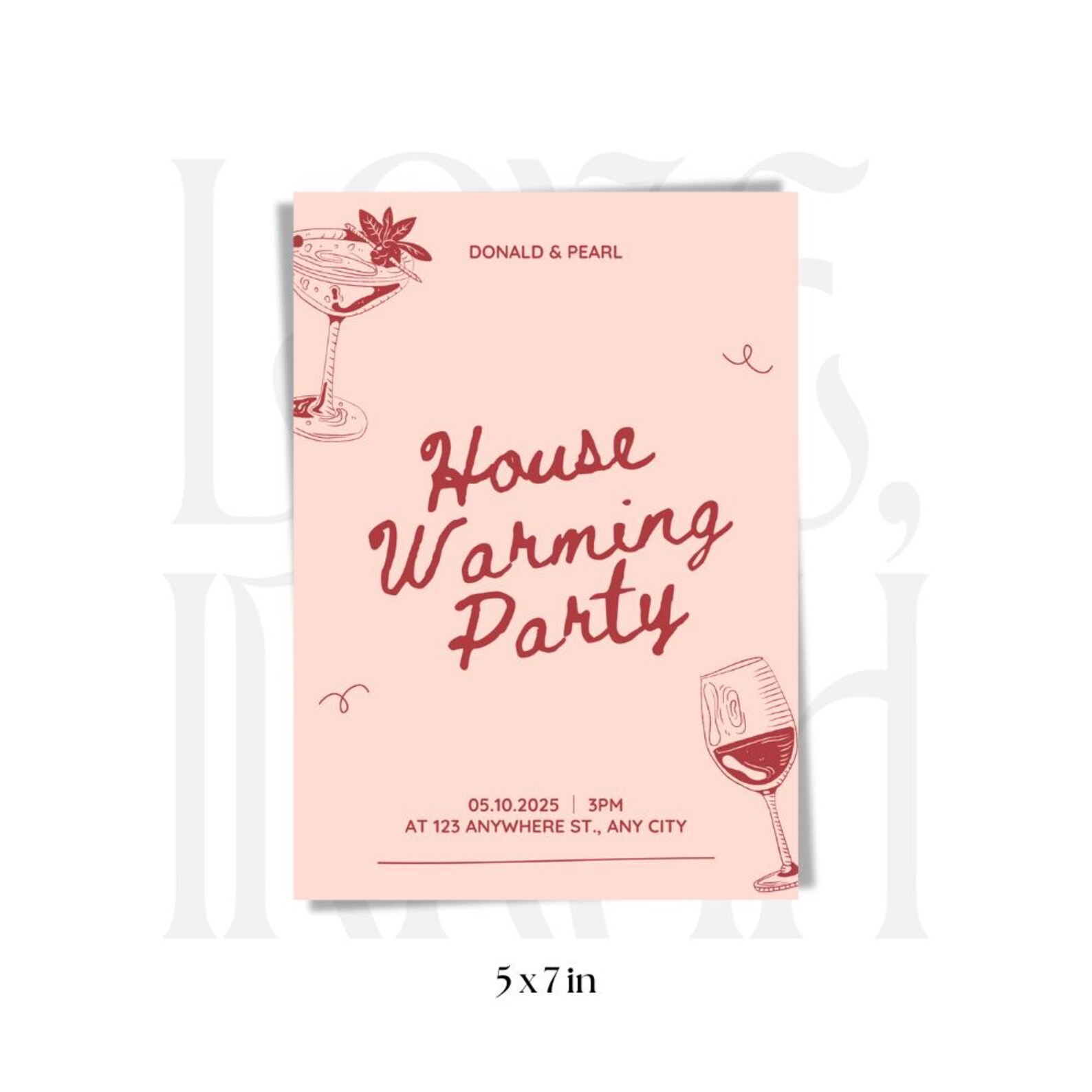 Housewarming Invitation, House Warming Party, New Home Invite, New ...