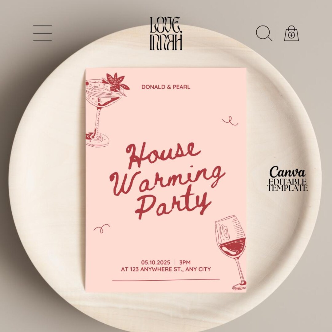 Housewarming Invitation, House Warming Party, New Home Invite, New ...