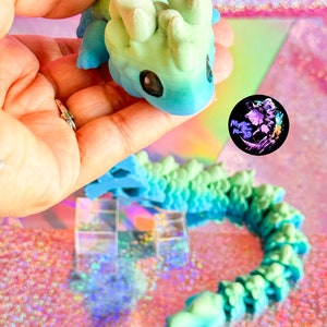 Articulated Dragon Kaida Dragon Toy 3D Printed Multi-color Fantasy ...