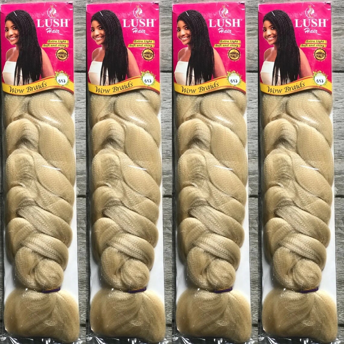NEW 82 Large Braiding Hair Extensions Natural Kanekalon Japanese Hair ...