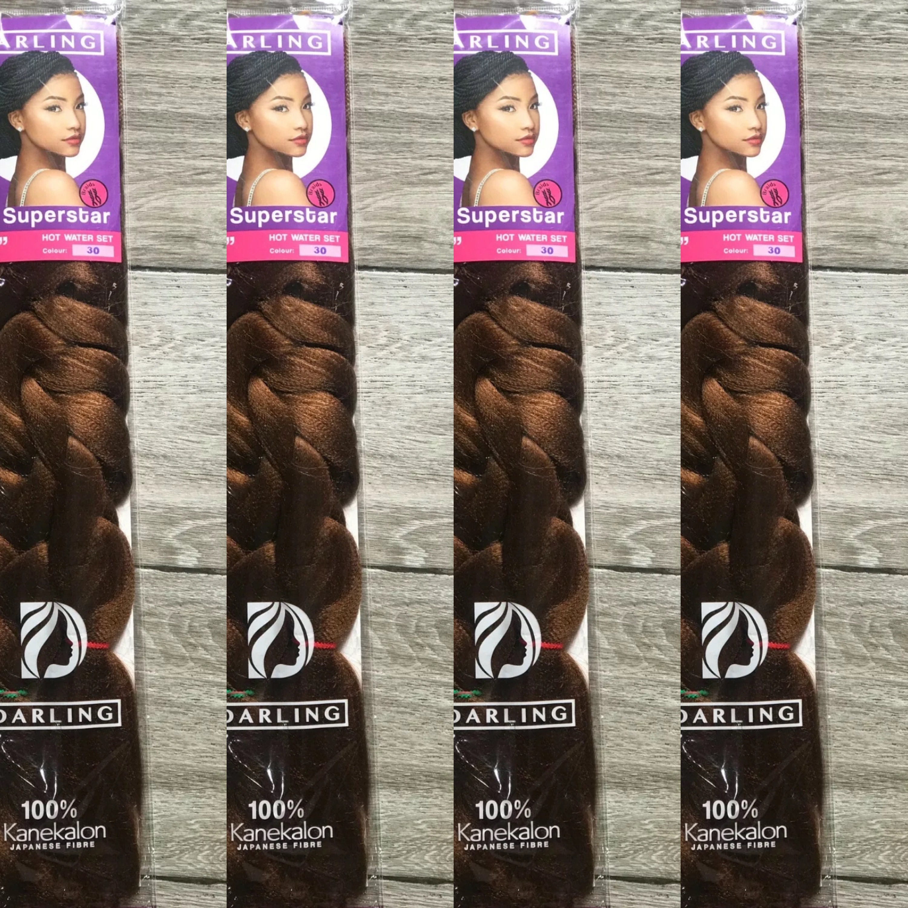 NEW 82 Large Braiding Hair Extensions Natural Kanekalon Japanese Hair ...