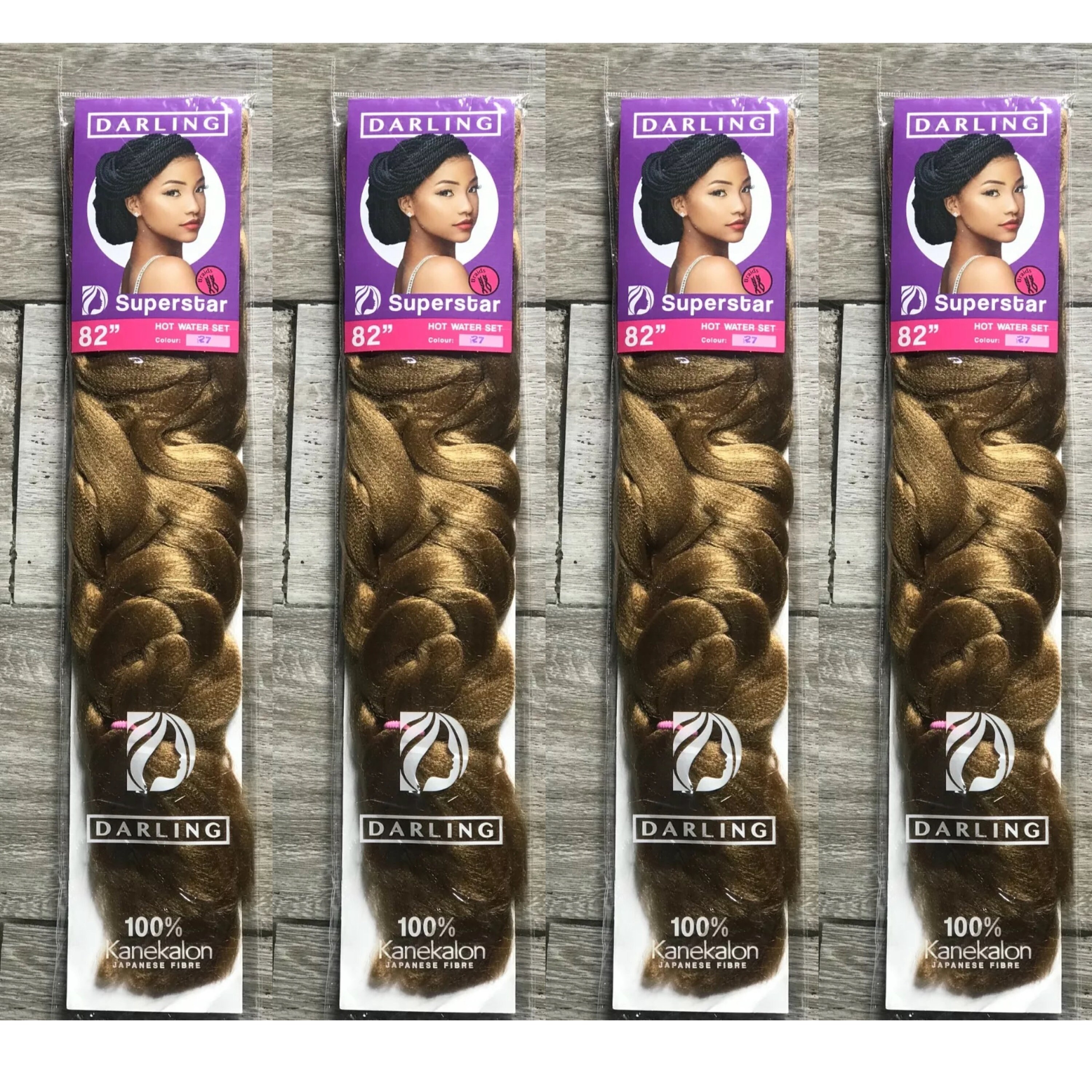 NEW 82 Large Braiding Hair Extensions Natural Kanekalon Japanese Hair ...