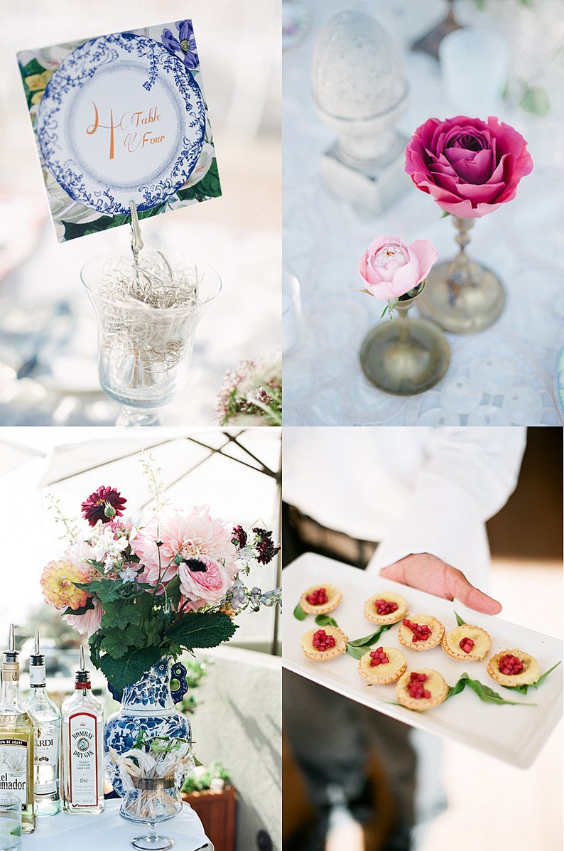 Secret Garden Wedding Table Numbers - Etsy