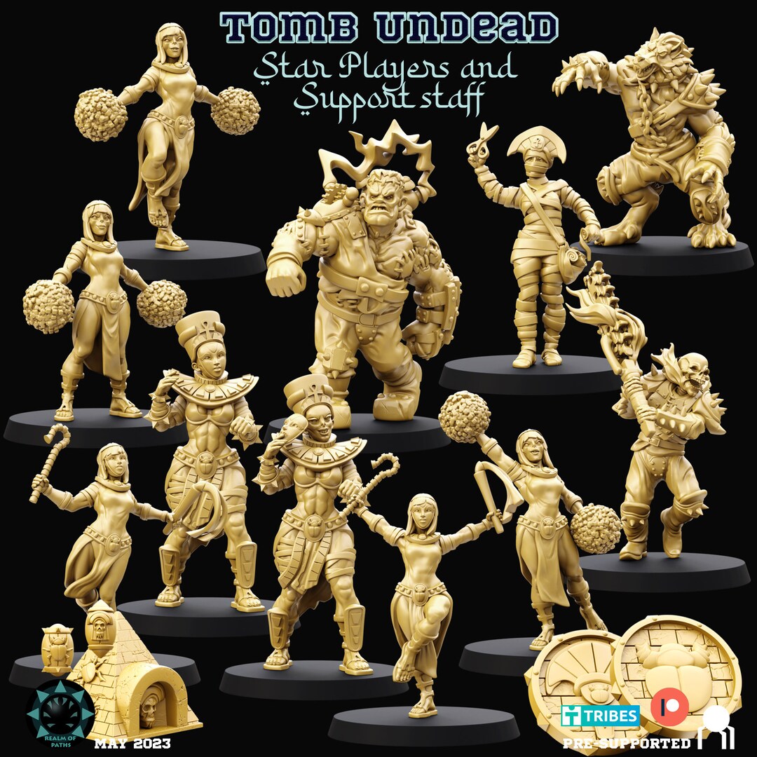 Tomb Undead Star Players Pack - Fantasy Football - Designed by Realm of ...