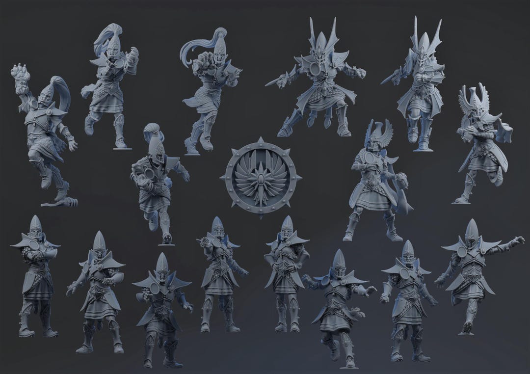 Elven Nobles High Elves Complete Team - Fantasy Football - Etsy