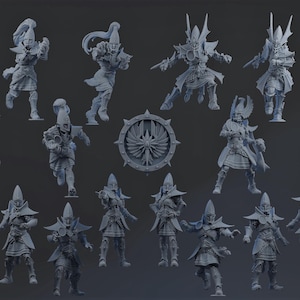 Elven Nobles High Elves Complete Team - Fantasy Football - Etsy