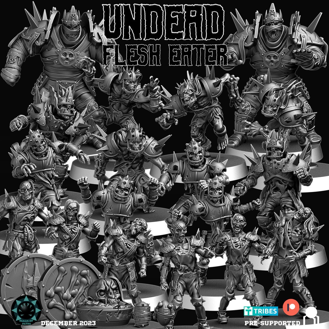 Undead Flesh Eater Roster - Fantasy Football - Designed by Realm of ...