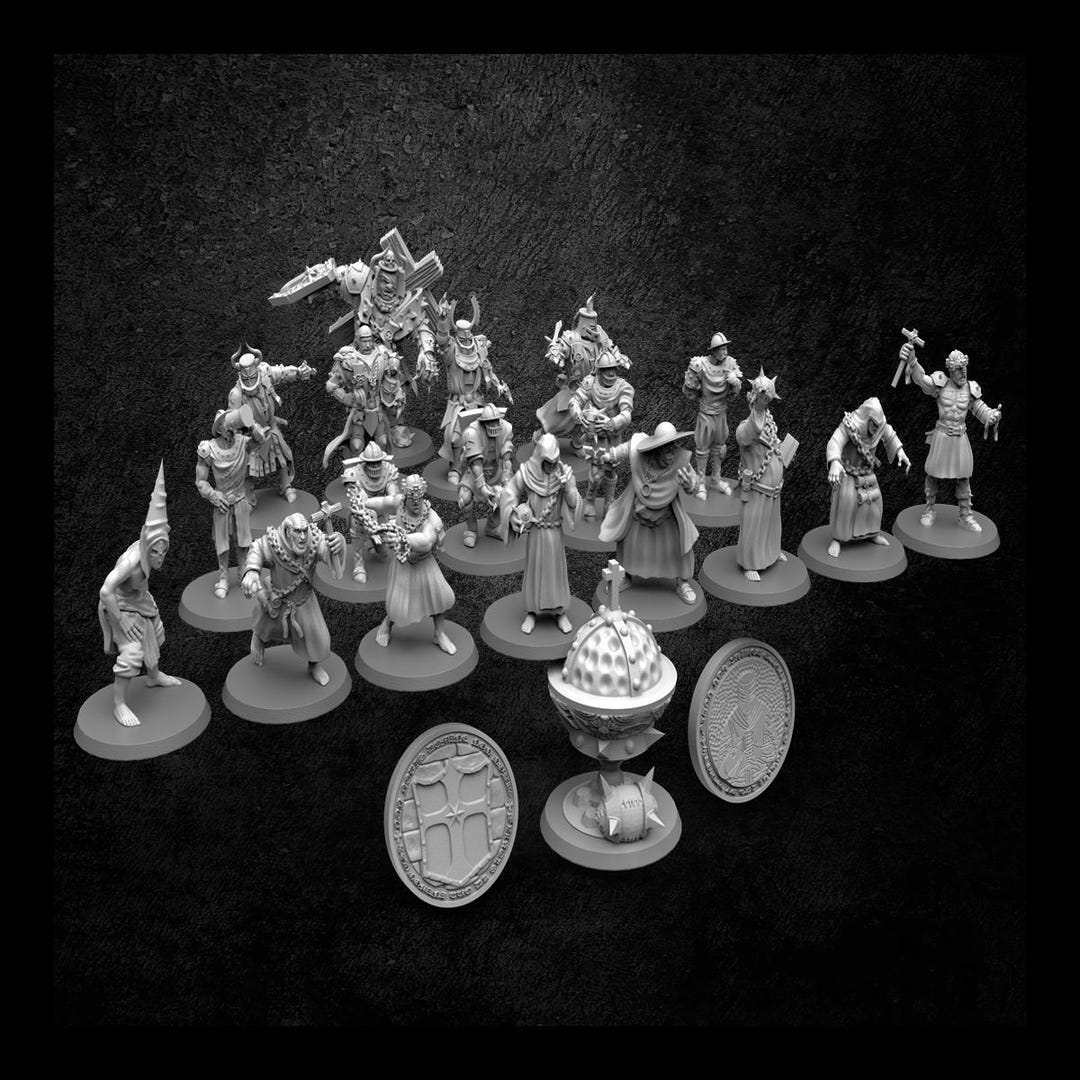 Templar Inquisition Human Team - Fantasy Football - Designed by Rako ...