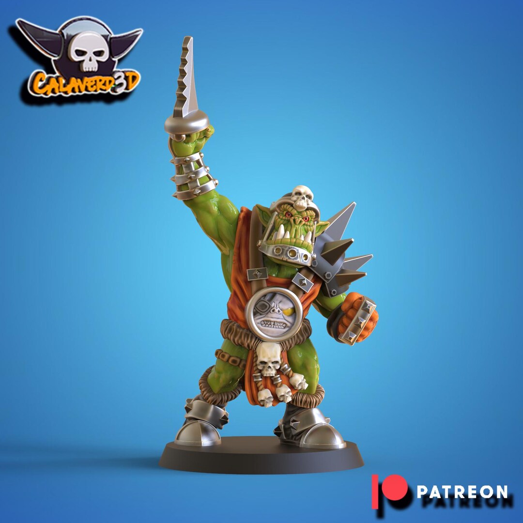 Skullcracker Orc Blitzer Stp Nº40 - Star Player - Fantasy Football ...