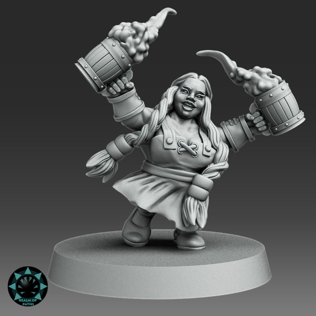 Dwarf Team Beer Dancers and Waitresses - Fantasy Football - Designed by ...