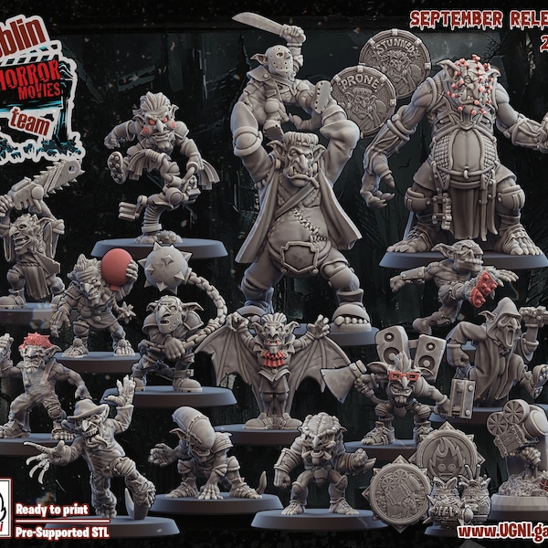 Horror Miniatures Kits - Etsy