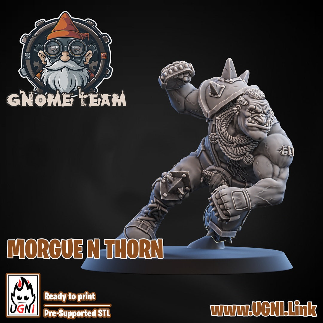 Morgue N Thorn- Star Player - Fantasy Football - Designed by Ugni - Etsy