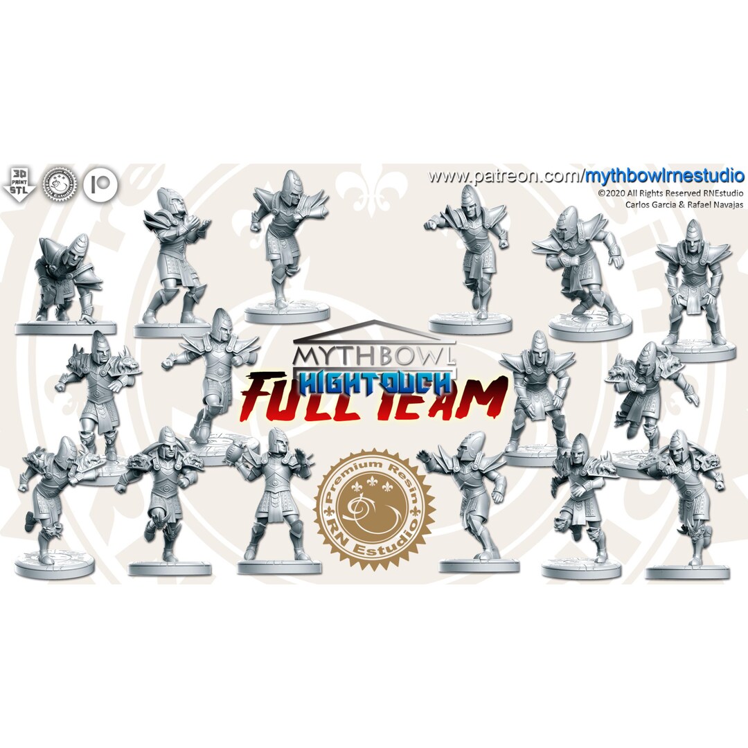 Hightouch High Elves Team - Fantasy Football - Designed by RN Estudio ...
