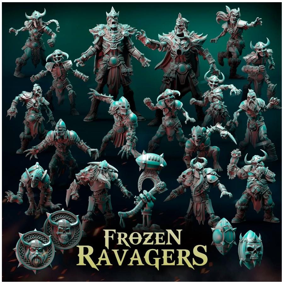 Frozen Ravagers Roster - Fantasy Football - Designed by Punga ...