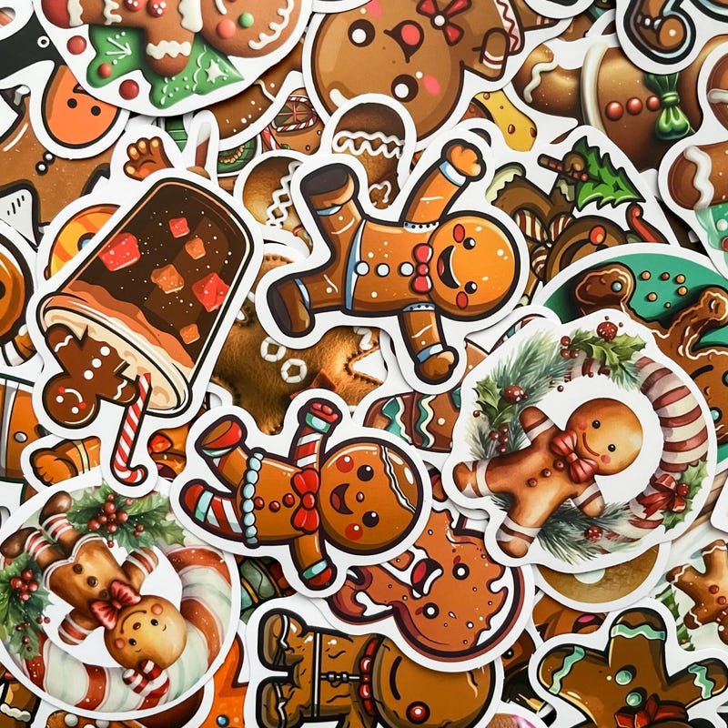 Gingerbread Faces - Etsy