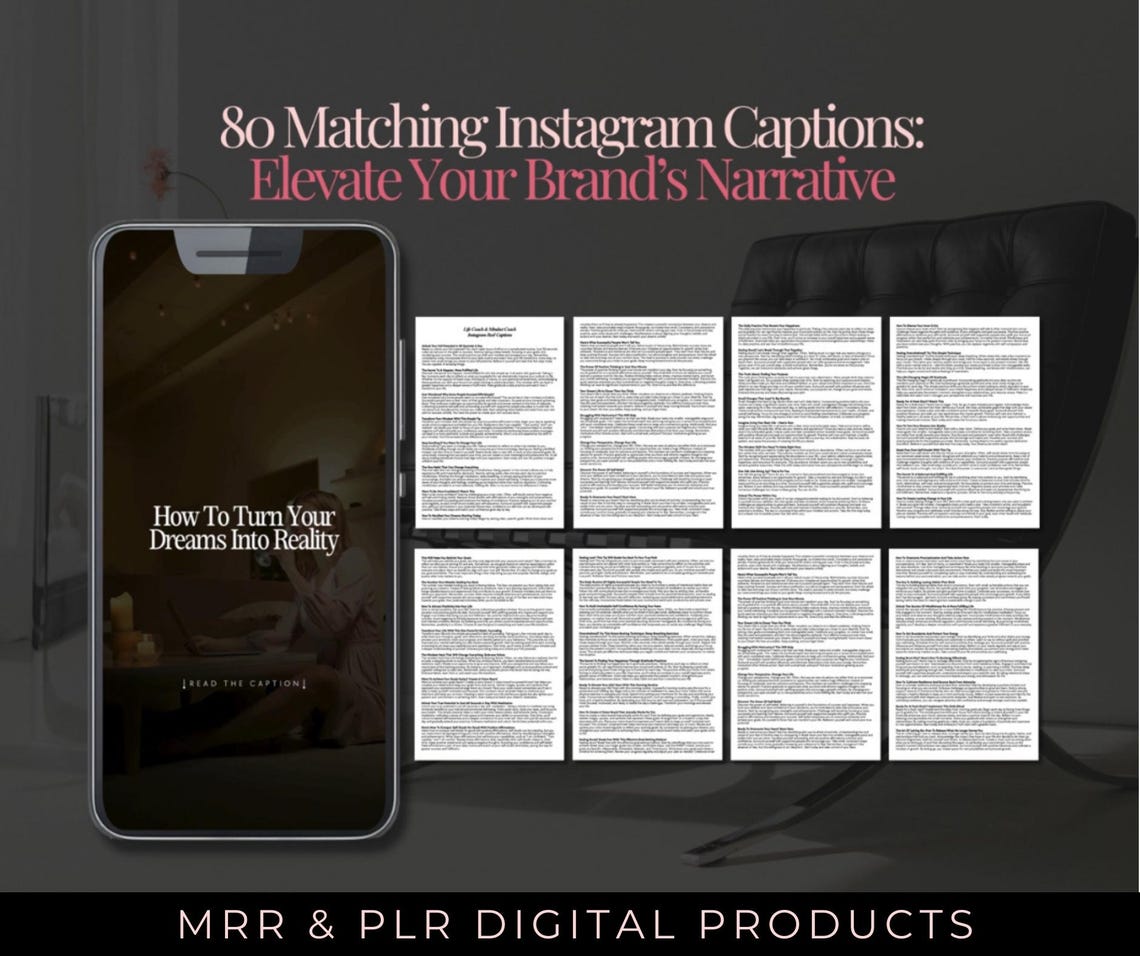 80 Instagram Life and Mindset Reel Templates & Captions | Luxury Social ...