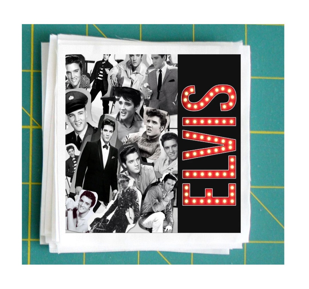Elvis Presley Fabric Panel for Quilting Crafting Sewing Quilt Block ...