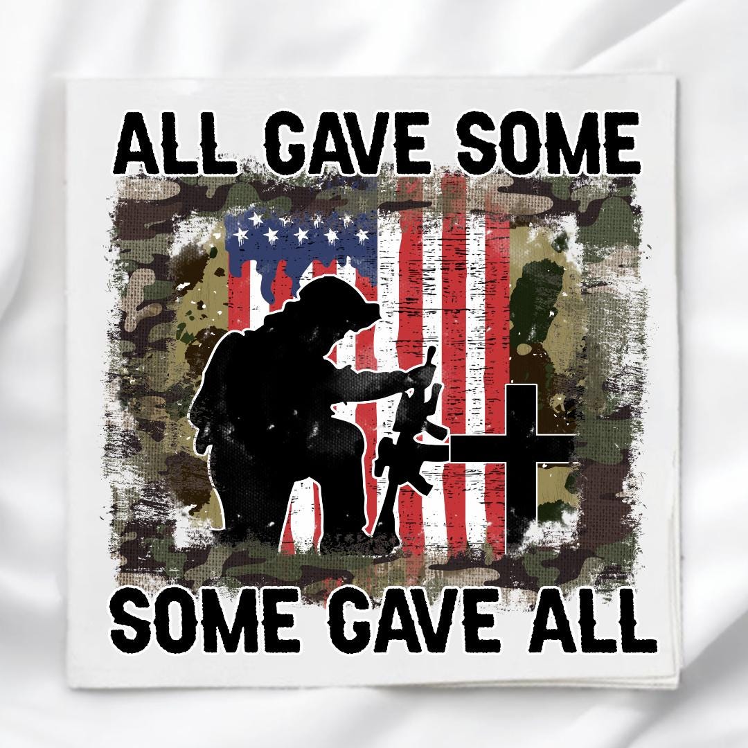 Kneeling Soldier Patriotic Fabric Panel for Quilting Crafting Sewing ...