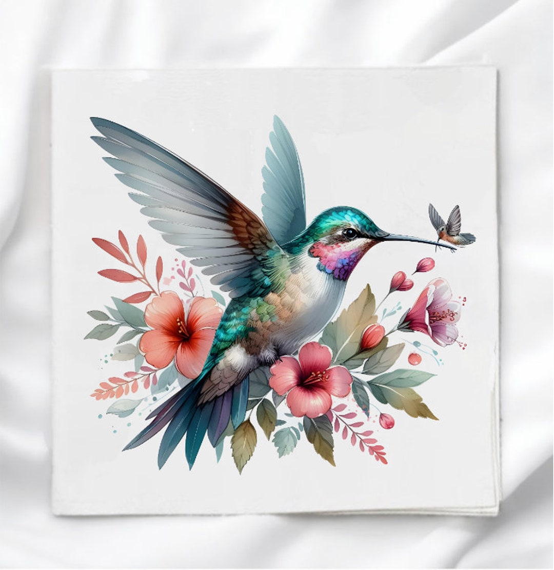 Hummingbird Fabric Panel for Quilting Crafting Sewing Quilt Block Craft ...