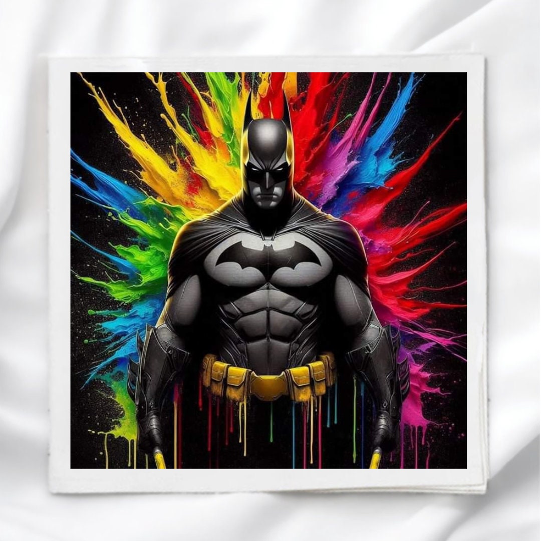 Batman Superhero Fabric Panel for Quilting, Crafting, Sewing, Quilt ...