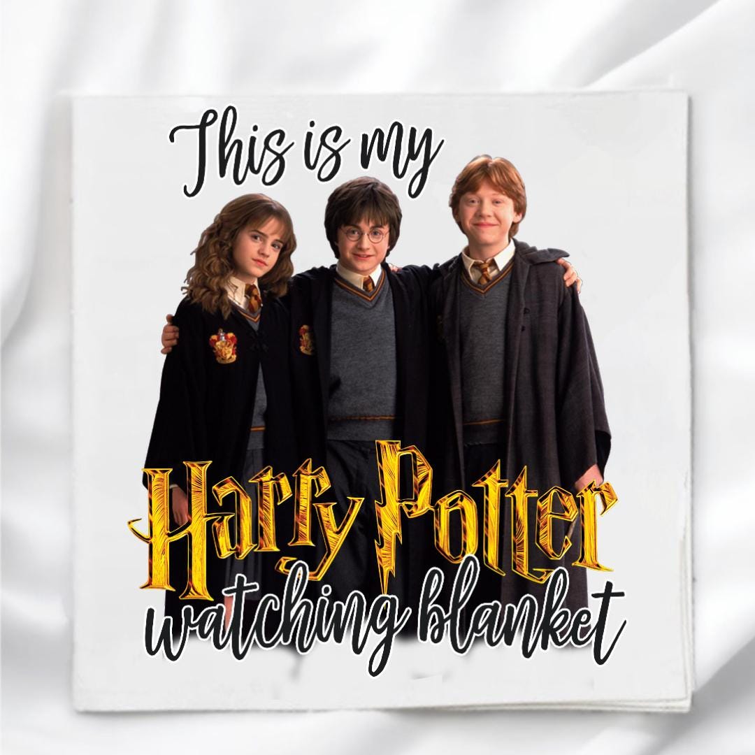 Harry Potter Watching Blanket Fabric Panel for Quilting Crafting Sewing ...