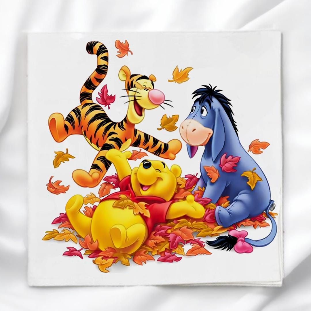 Pooh Tiger Eeyore Fabric Panel for Quilting Crafting Sewing Quilt Block ...