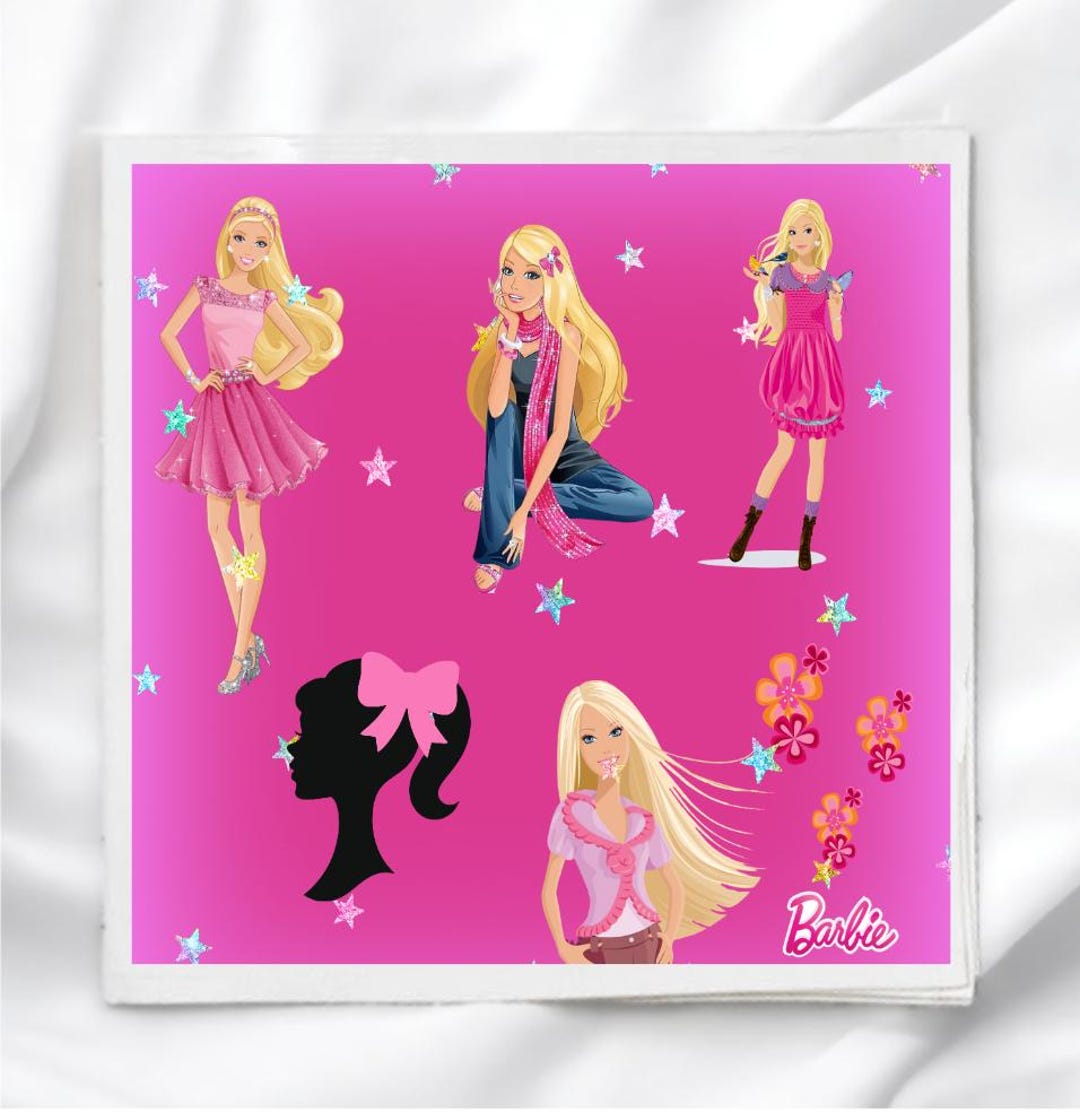 Barbie Fabric Panel for Quilting, Crafting, Sewing, Quilt Block, Craft ...